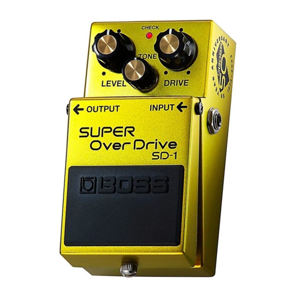 Boss 50th Anniversary SD-1 Super Overdrive Pedal | Cream City Music
