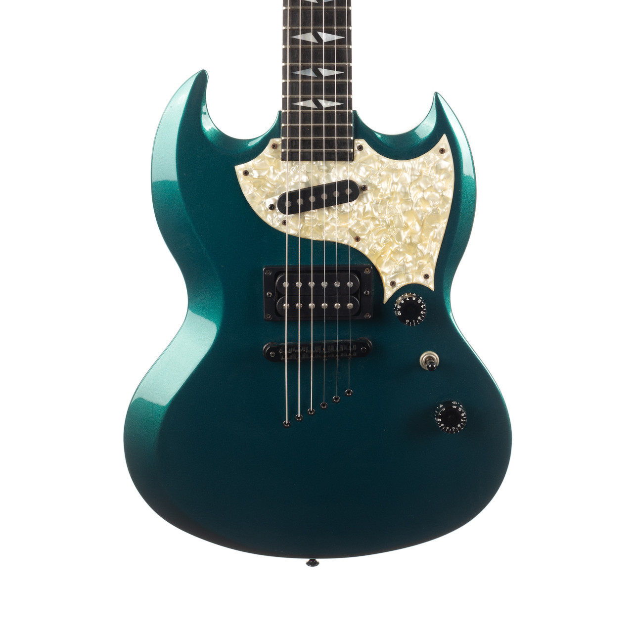Vintage Gibson SG-90 Double Metallic Turquoise 1989 | Cream City Music