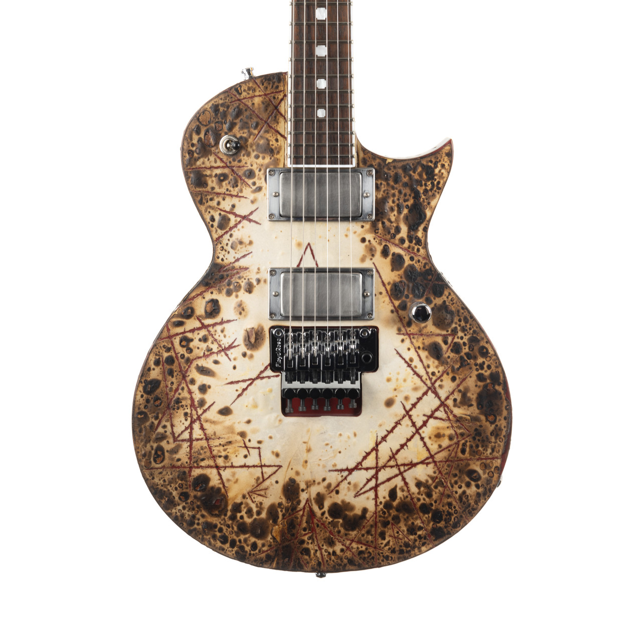 Used ESP E-II RZK-II Richard ZK Distressed & Burnt 2010 | Cream City Music