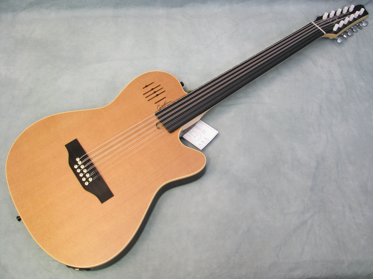 Godin A11 Glissentar 11-String Fretless Acoustic-Electric Guitar ...