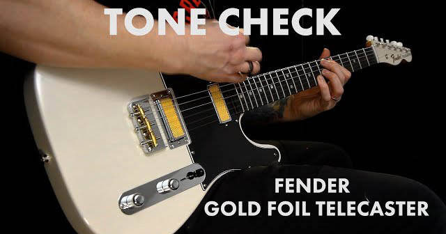 TONE CHECK: Fender Gold Foil Telecaster - Cream City Music