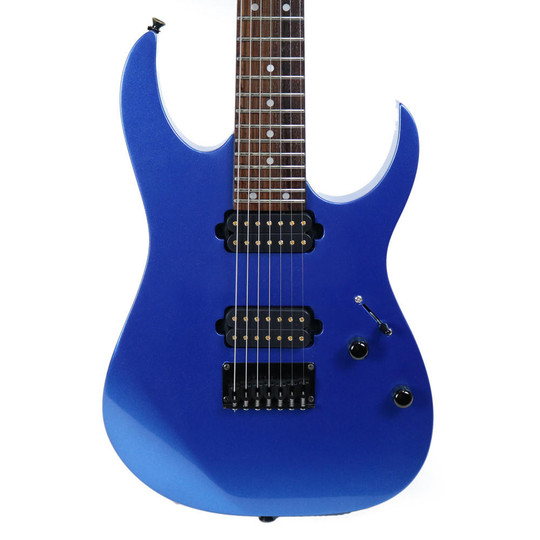 1999 Ibanez RG7621 RG Series 7-String Electric Guitar in Metallic Blue ...