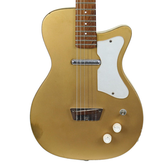 Vintage 1960 Silvertone Model 1415 Electric Guitar Gold Finish | Cream ...