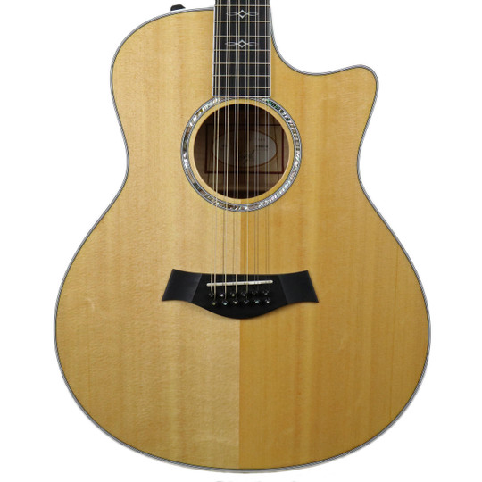 2011 Taylor 656ce 12-String Acoustic Electric Guitar Natural Finish ...