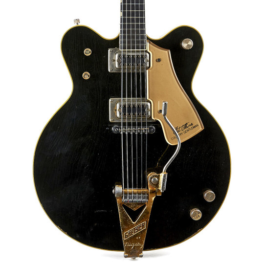 Vintage Gretsch 7670 Chet Atkins Country Gentleman Custom Black 1977 ...
