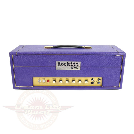 Rockitt Retro RR50 Plexica 50W Boutique Tube Amp Head | Cream City Music