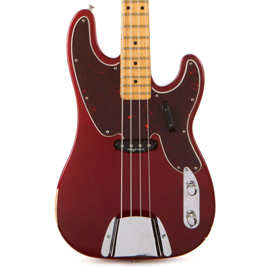 Vintage Fender Telecaster Bass Candy Apple Red 1969 | Cream City Music