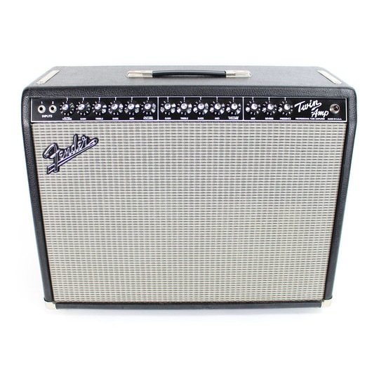 2000 Fender Pro Tube Series 'Twin Amp' 100W 2x12 Tube Combo Amp | Cream ...