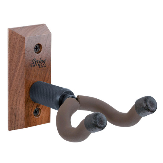 String Swing CC01K Wall Mount Guitar Hanger - Black Walnut | Cream City ...