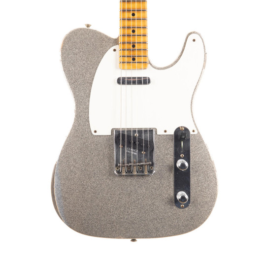 Fender Custom Shop 1955 Telecaster Relic - Aged Silver Sparkle | Cream ...