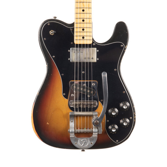 Vintage Fender Telecaster Custom Sunburst 1974 Signed By Ronnie Wood ...
