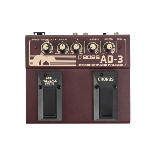 Used Boss AD-3 Acoustic Instrument Processor Pedal (ZM05105) | Cream ...