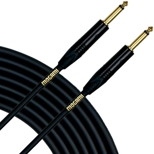 Mogami Gold Series 18' Instrument Cable - Straight to Straight | Cream ...