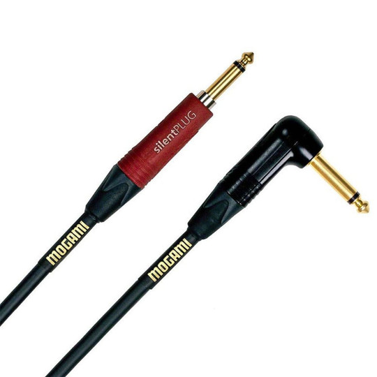 Mogami Gold Series 10' Silent Instrument Cable - Straight to Right ...
