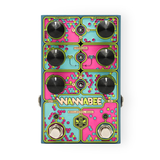 Beetronics Wannabee Beelateral Buzz Dual Overdrive Pedal | Cream City Music