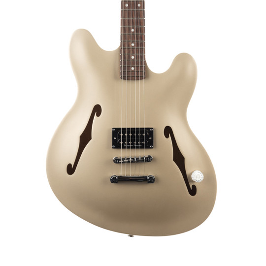 Fender Tom DeLonge Starcaster - Satin Shoreline Gold | Cream City Music