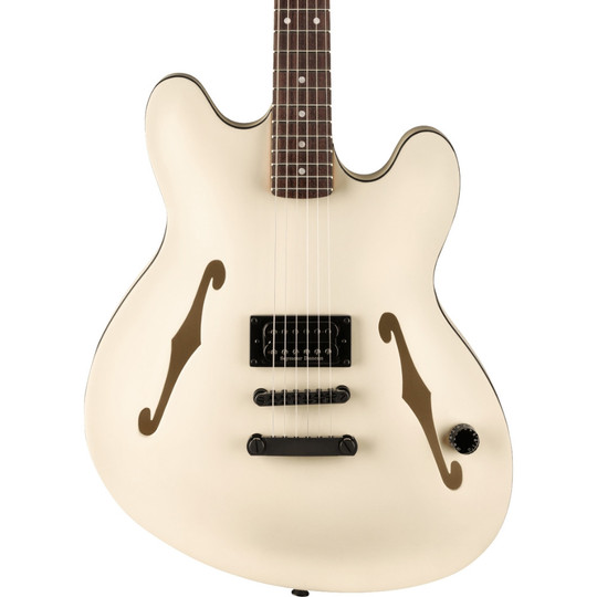 Fender Tom DeLonge Starcaster - Satin Olympic White | Cream City Music