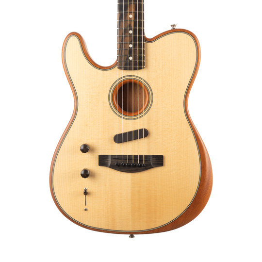 Used Fender Acoustasonic Telecaster Left Handed Natural 2022 | Cream ...