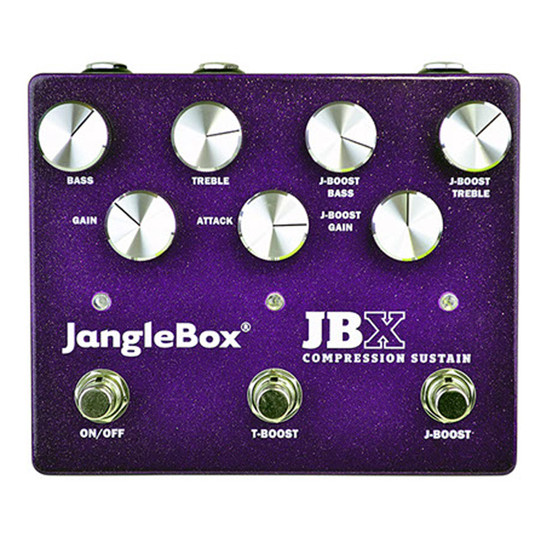 JangleBox JBX Compressor EQ & Treble Boost Pedal | Cream City Music