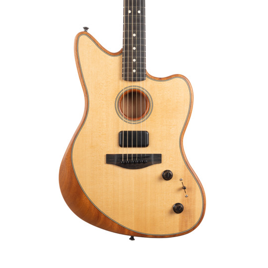 Used Fender Acoustasonic Jazzmaster Natural 2021 - Cream City Music