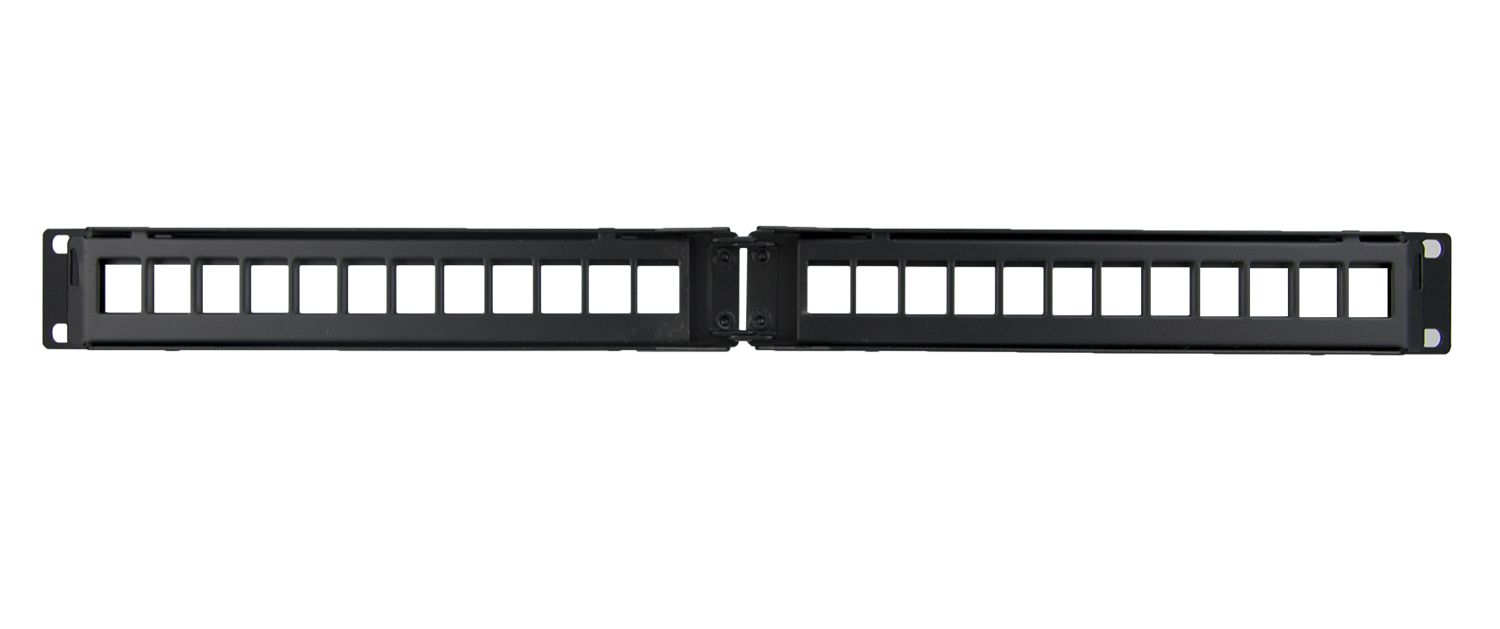 Buy 24 Angled Keystone Patch Panel with Cable Management | Access ...