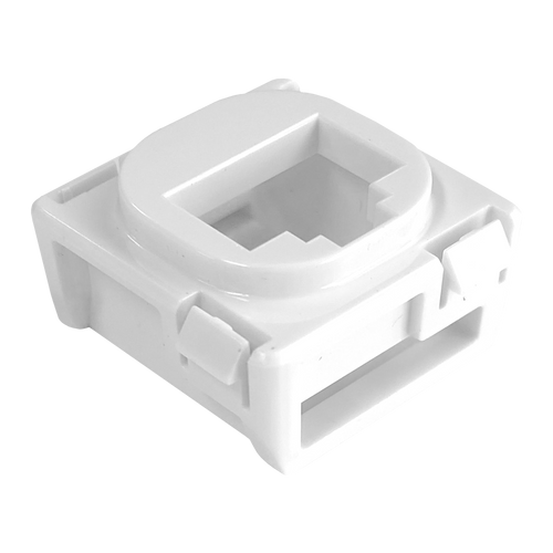 Keystone Bezel Adaptor | Clipsal/HPM Plates | White