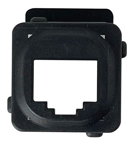Keystone Bezel Adaptor | Clipsal/HPM Plates | Black