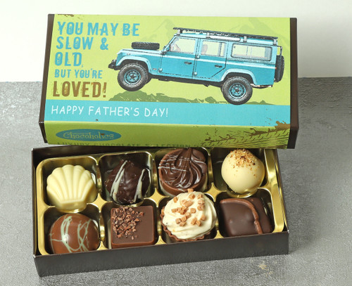 Box of Luxury Belgian Chocolates for your dad on Father's Day with a ...