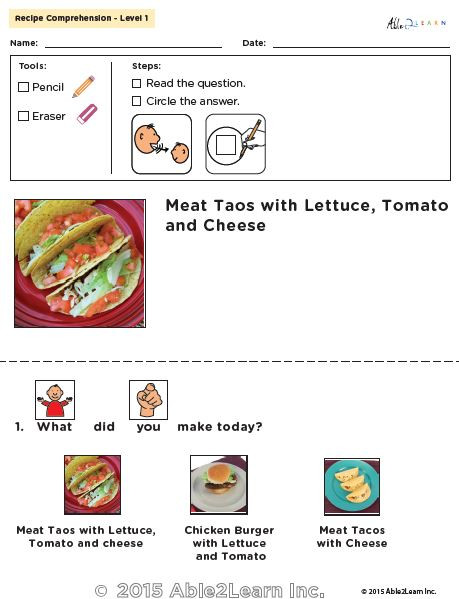 Free Meat Taco With Lettuce Tomato Visual Recipe