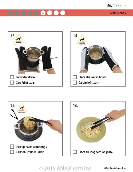 Free Spaghetti and Tomato Sauce Visual Recipe