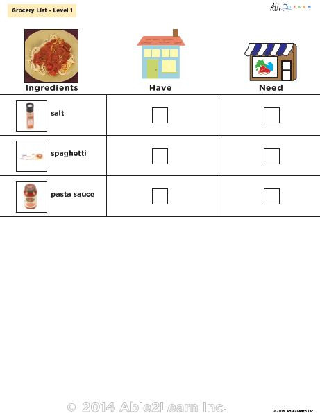 Free Spaghetti and Tomato Sauce Visual Recipe