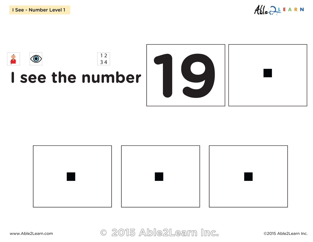 Free I SEE... Learning Numbers 1-100: Adapted Book Level 1: Free ...