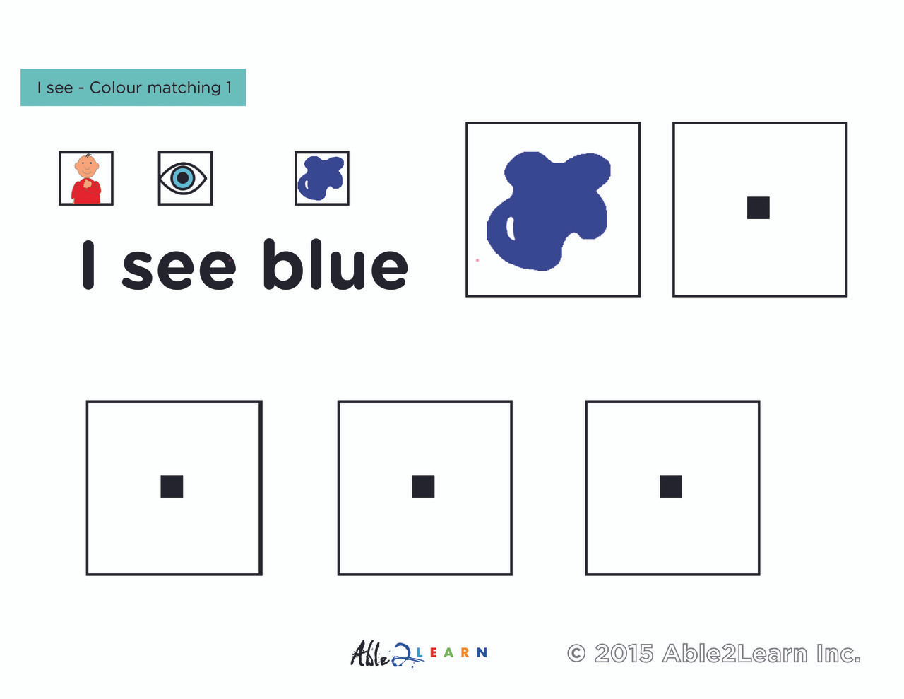 Free I SEE... Identify Identical Colours: Adapted Book Level 1: Free ...