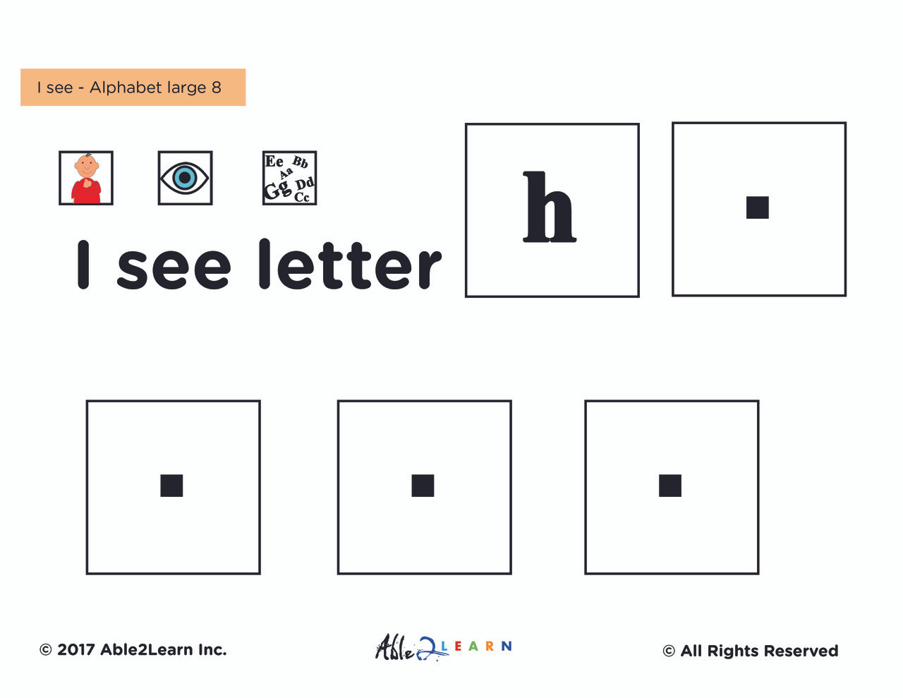 Free I SEE... Learn Lower Case Letters: Adapted Book Level 1: Free ...