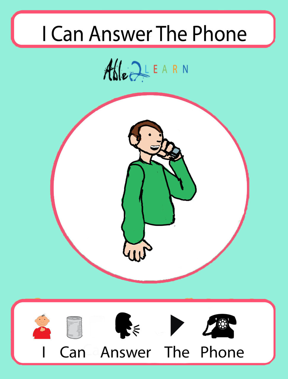 Free I Can Answer The Phone Social Story