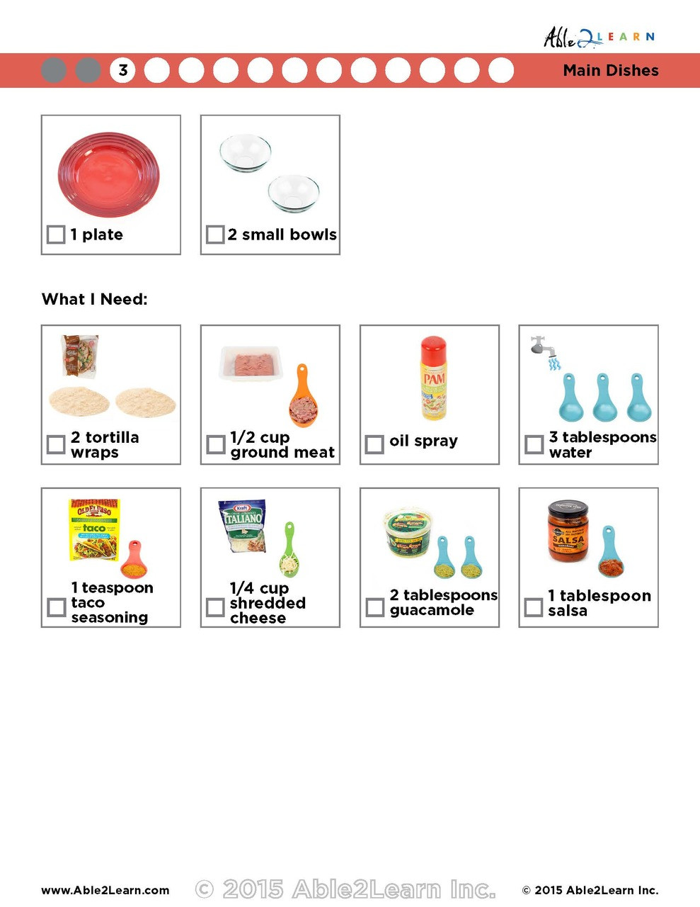 Meat Taco Bites Visual Recipe