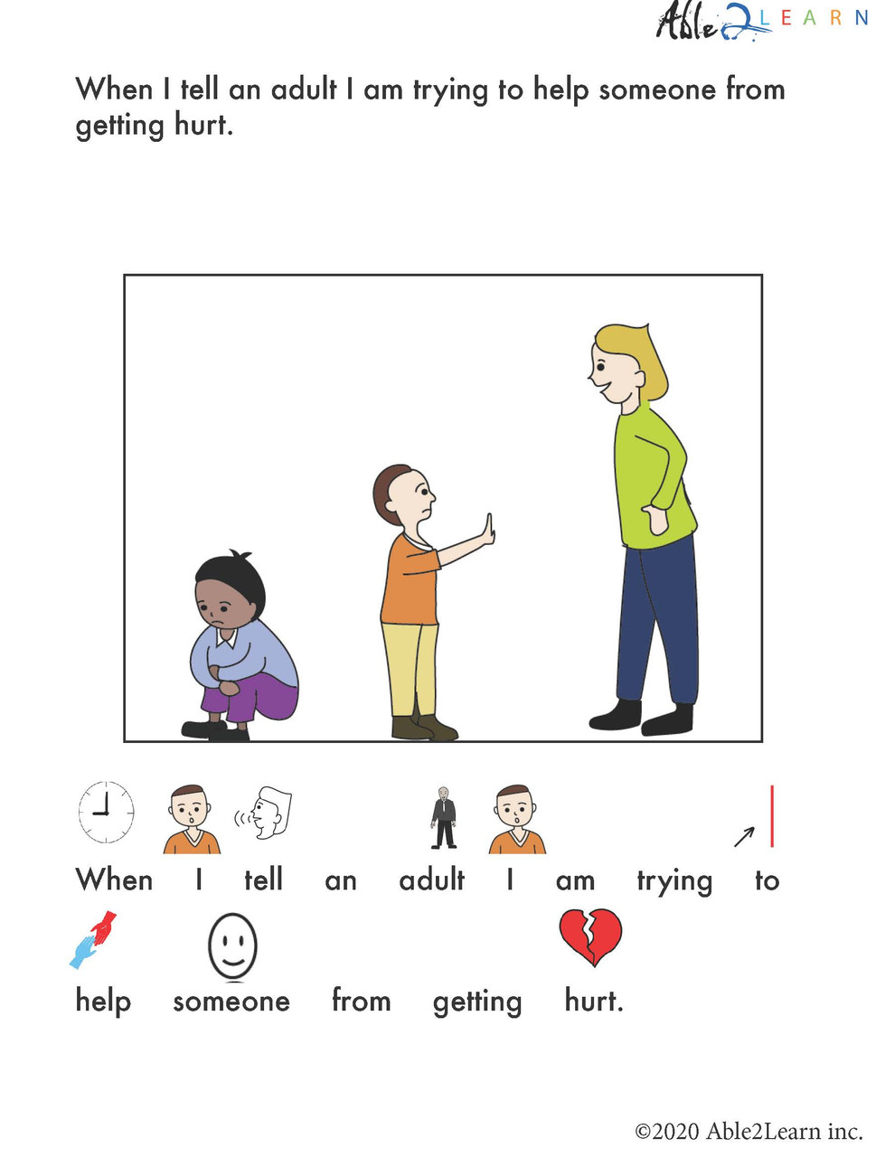 What Can I Do About Bullying Boys Version: Social Story: Pages 11