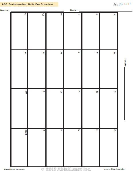 ABC Brainstorming - Able2learn Inc.