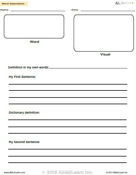 Word Association - Able2learn Inc.