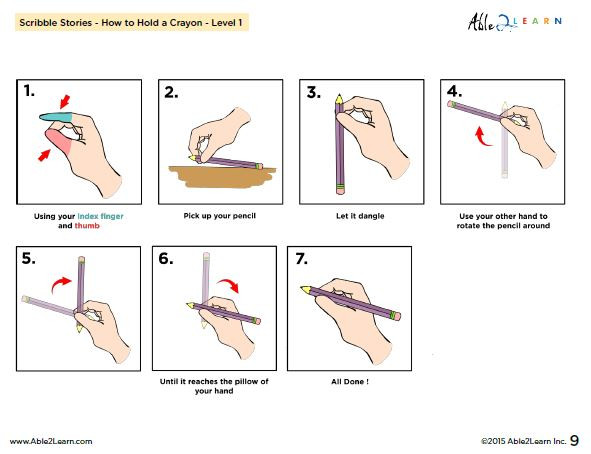Scribble Book - Pencil Control: 162 Pages - Able2learn Inc.