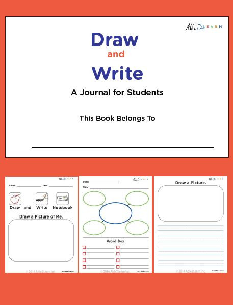 Draw And Write Journal - Boys Version - Able2learn Inc.
