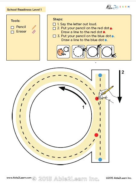 Printing Book - Lowercase Alphabet - Able2learn Inc.