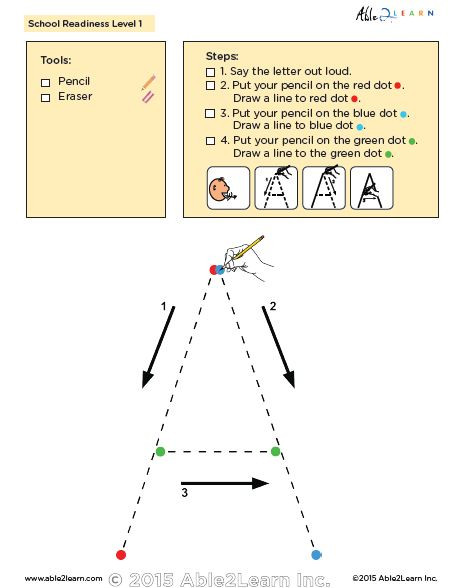 Printing Book - Uppercase Alphabet - Able2learn Inc.