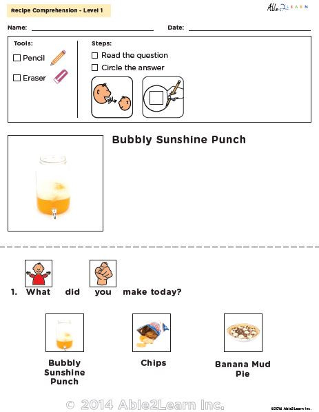 Bubbly Sunshine Punch Recipe - Able2learn Inc.