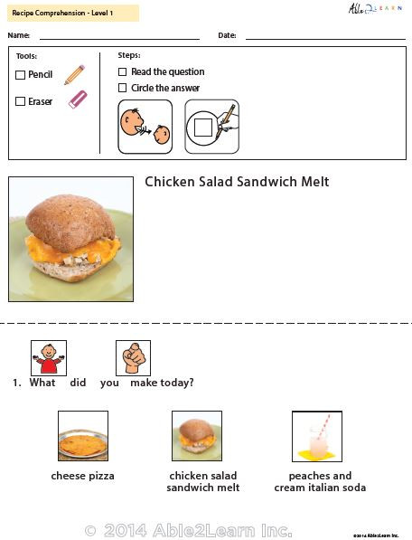 Texture Friendly Chicken Salad Sandwich with Cheese Recipe And ...