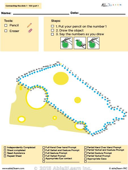 Connect the Dots with 100 Numbers - Able2learn Inc.