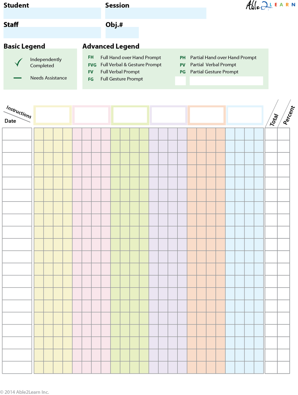 Blank Data Sheet Free Teaching Resource Autism And All Children Blank Data Sheet Free Teaching Resource Autism And All Children