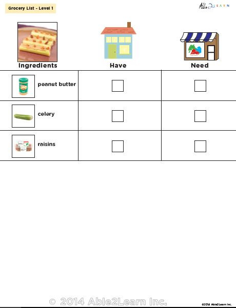 Ants on a Log Visual Recipe & Comprehension Sheets: 19 Pages ...