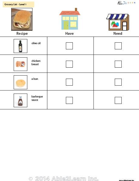 Chicken Sandwich Visual Recipe & Comprehension Sheets: 25 Pages ...