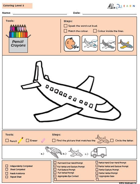 Colouring Program Level 3b: 10 Pages - Able2learn Inc.
